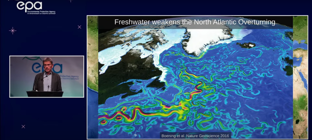 Dr. Neil Adger at the Climate Change Annual Lecture Series of the Irish ...